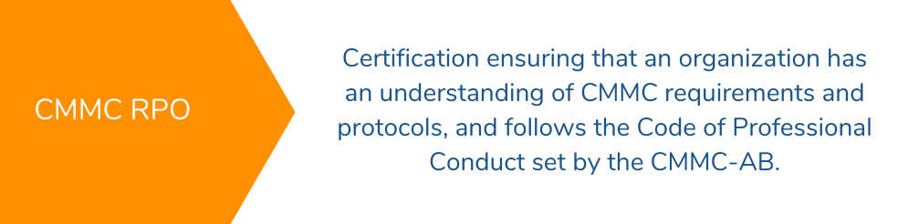 What is a CMMC Registered Provider Organization?