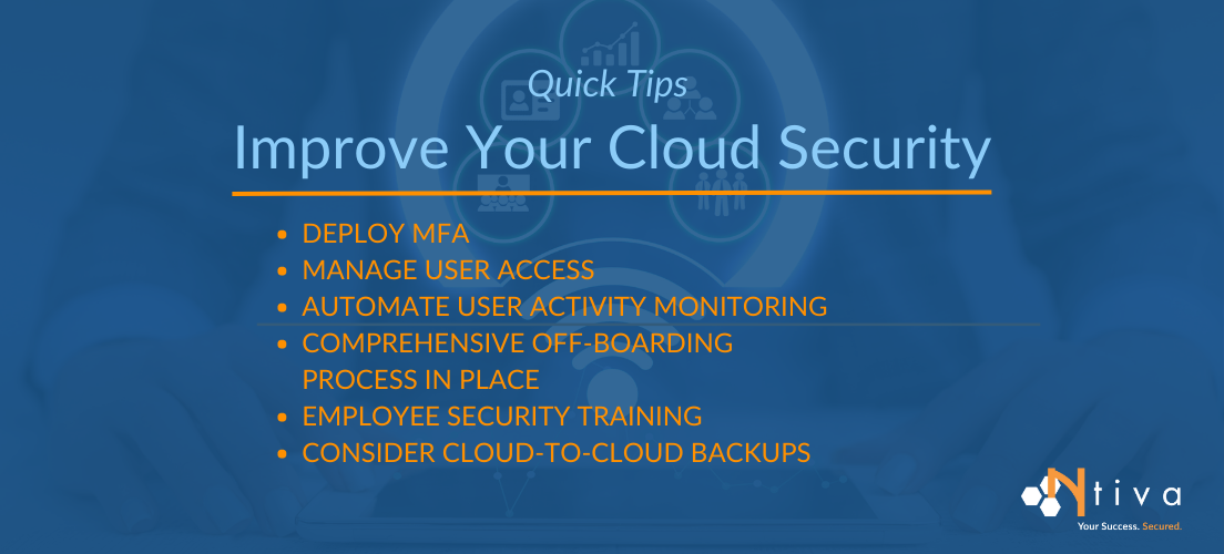 How to Improve Cloud Security: 9 Expert Cloud Security Tips | Ntiva